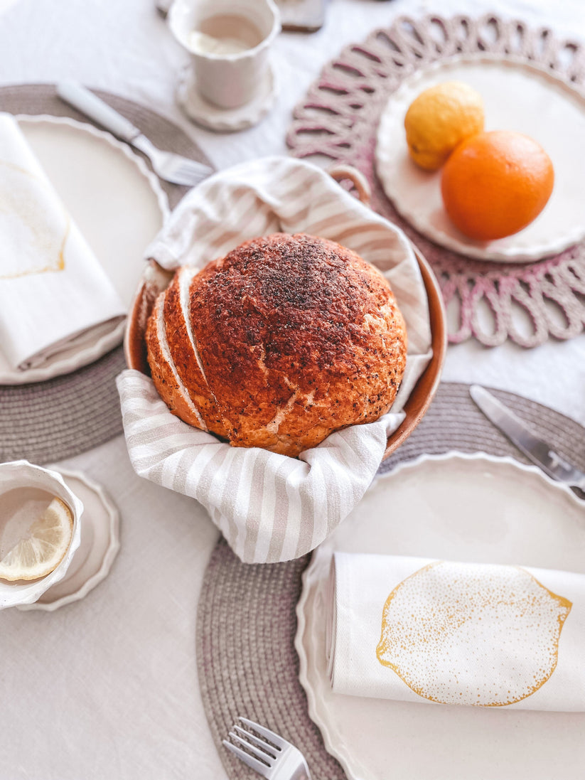 Lottie Day, Lemon Napkins | Napkin Gift Set | Shop Cotton Napkins ...